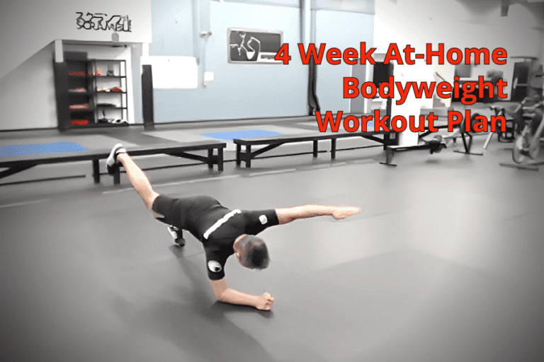 4 Week At-Home Bodyweight Workout Plan - Infighting